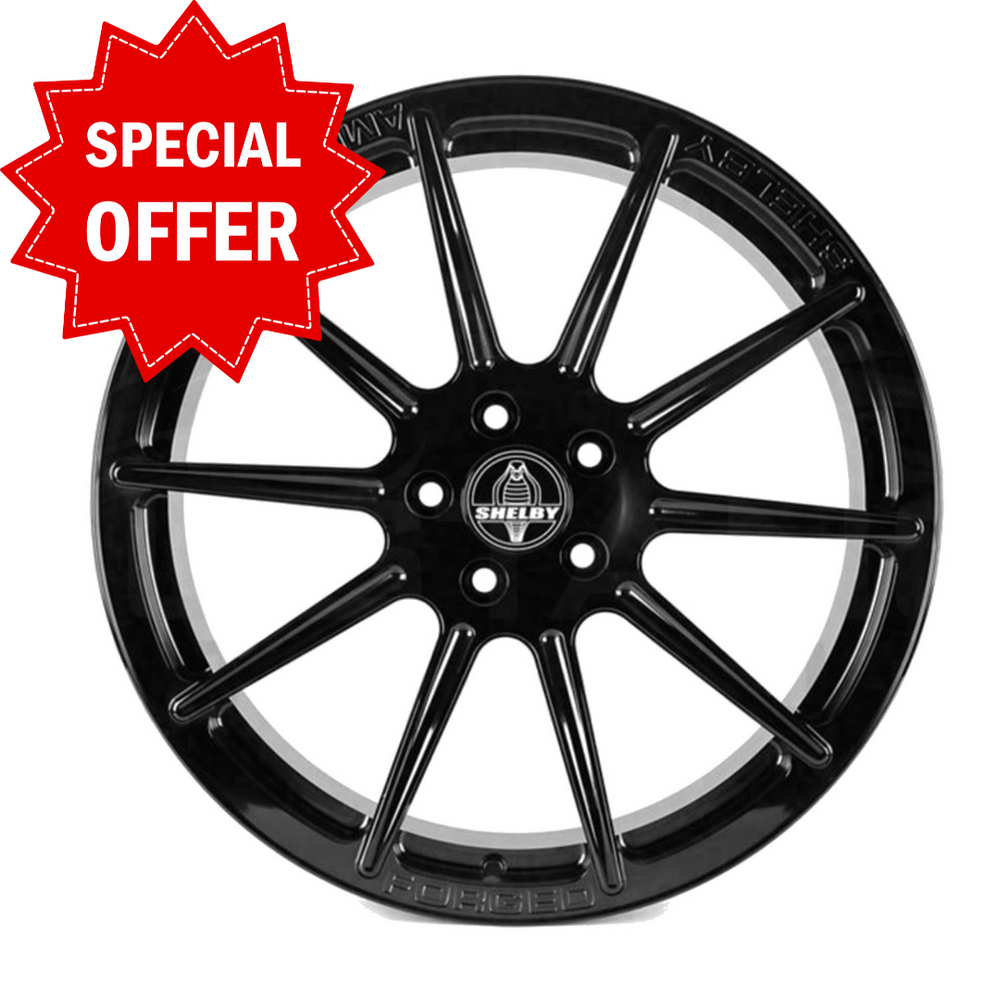 Shelby 2015-24 Venice Forged Wheel Set (Colour: Black)