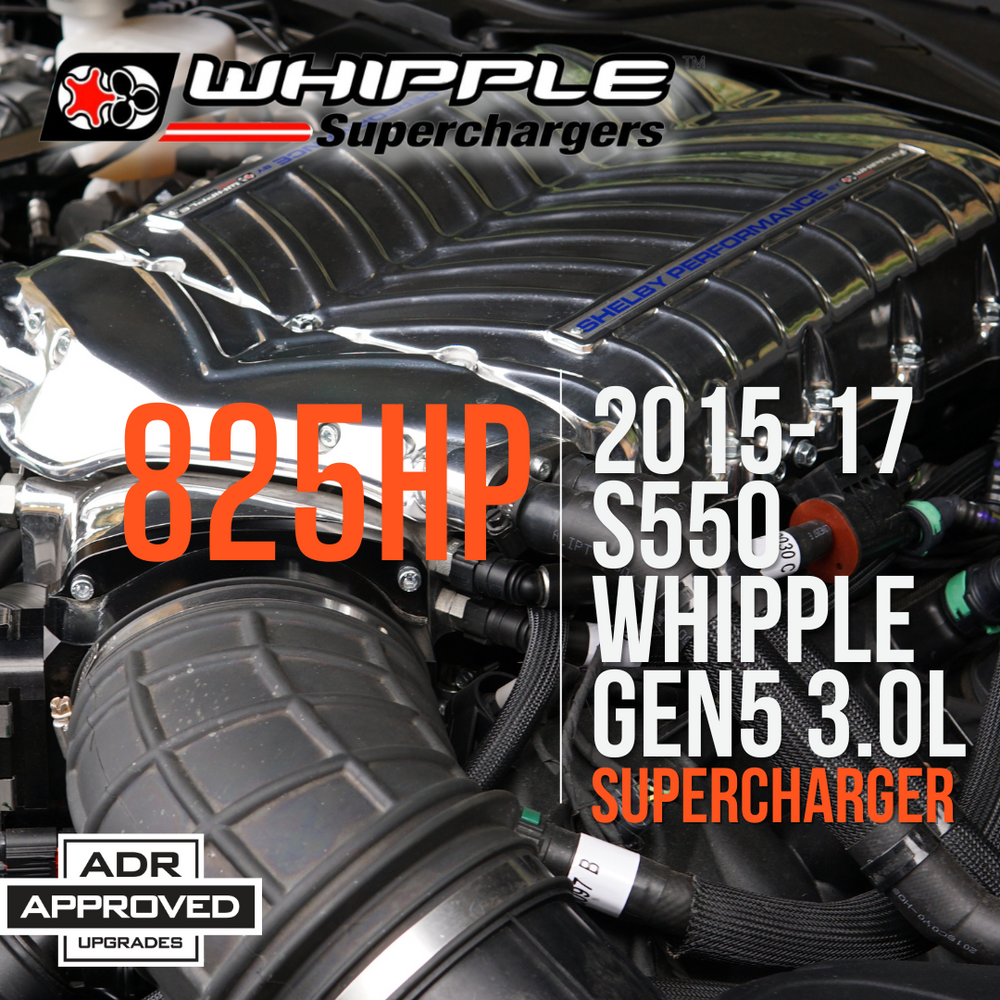 Whipple 2015-17 Stage 2 GEN-5 Supercharger 6-RIB KIT