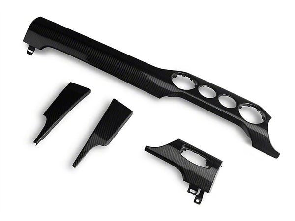 TruFiber 2015-23 Carbon Fibre Dash Kit Performance Pack Dual Gauges (R